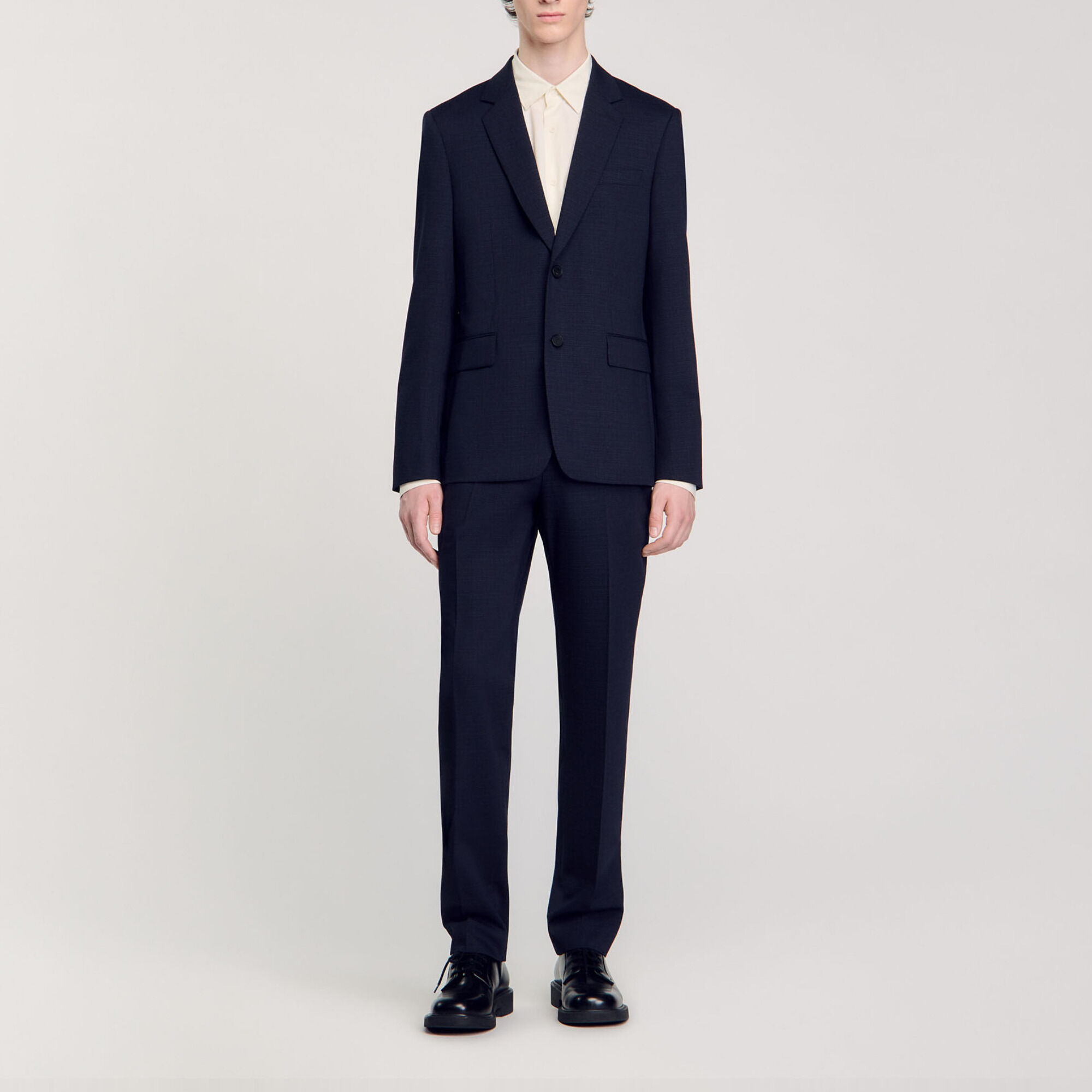 Suit jacket blue for Men | Sandro Paris