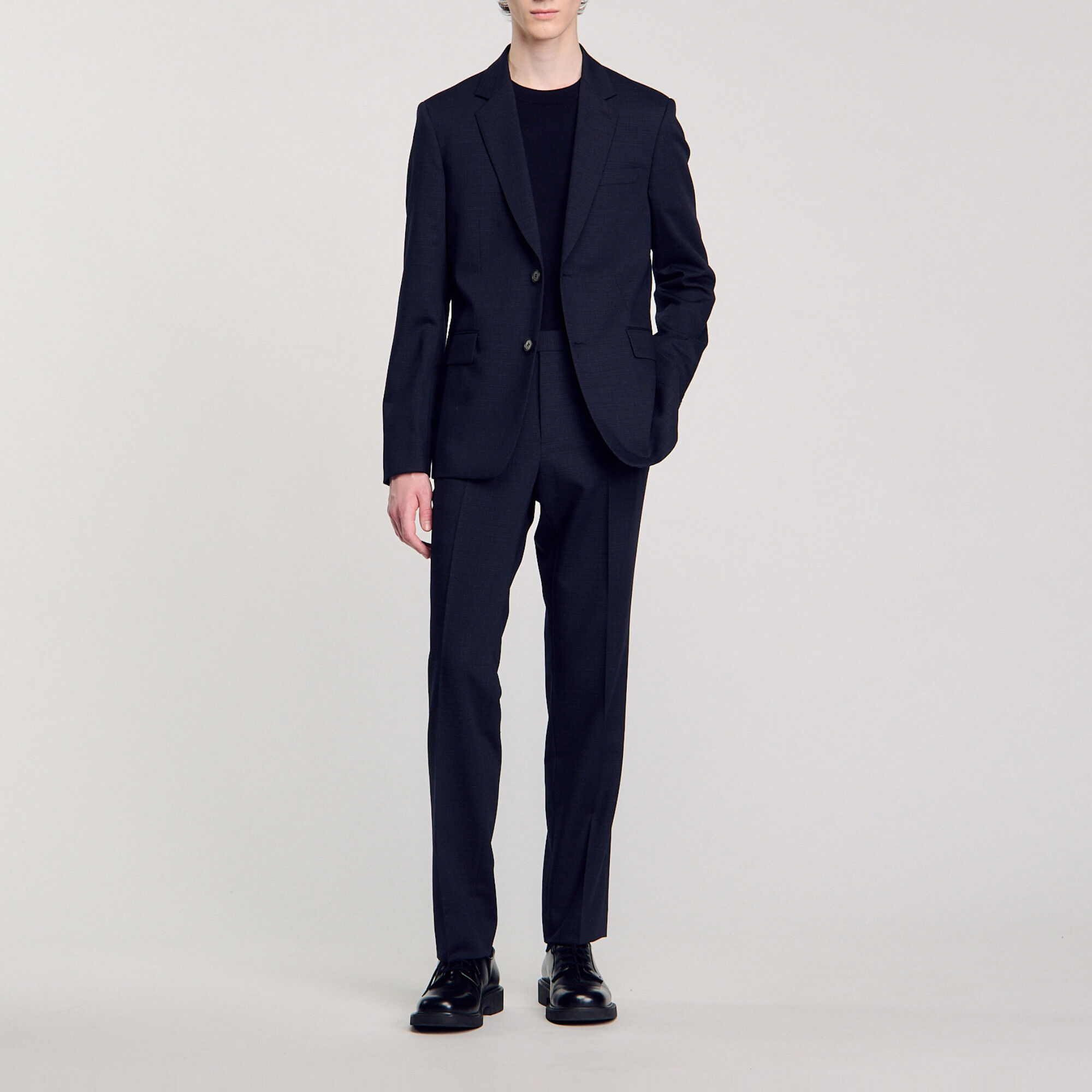 Suit jacket blue for Men | Sandro Paris