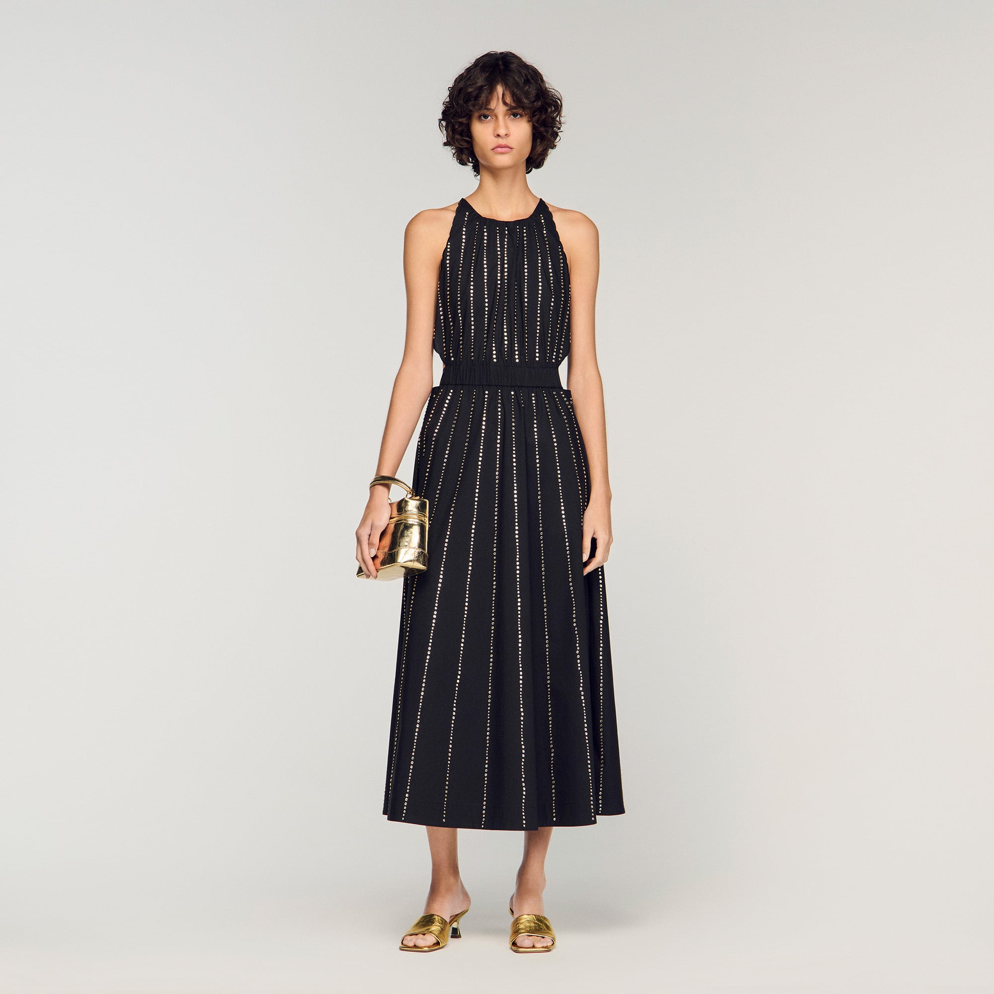 Sandro Rhinestone Dress